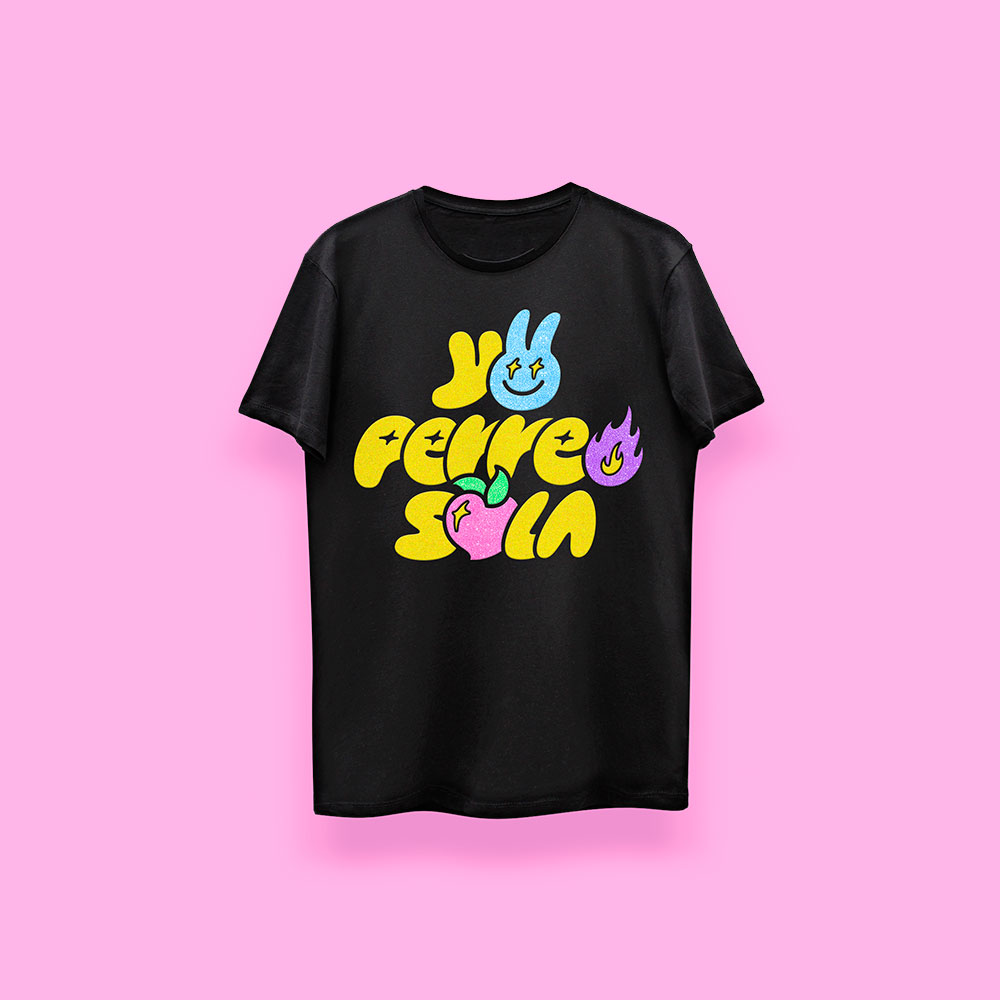 Yo perreo sola (camiseta negra) – Anticrista